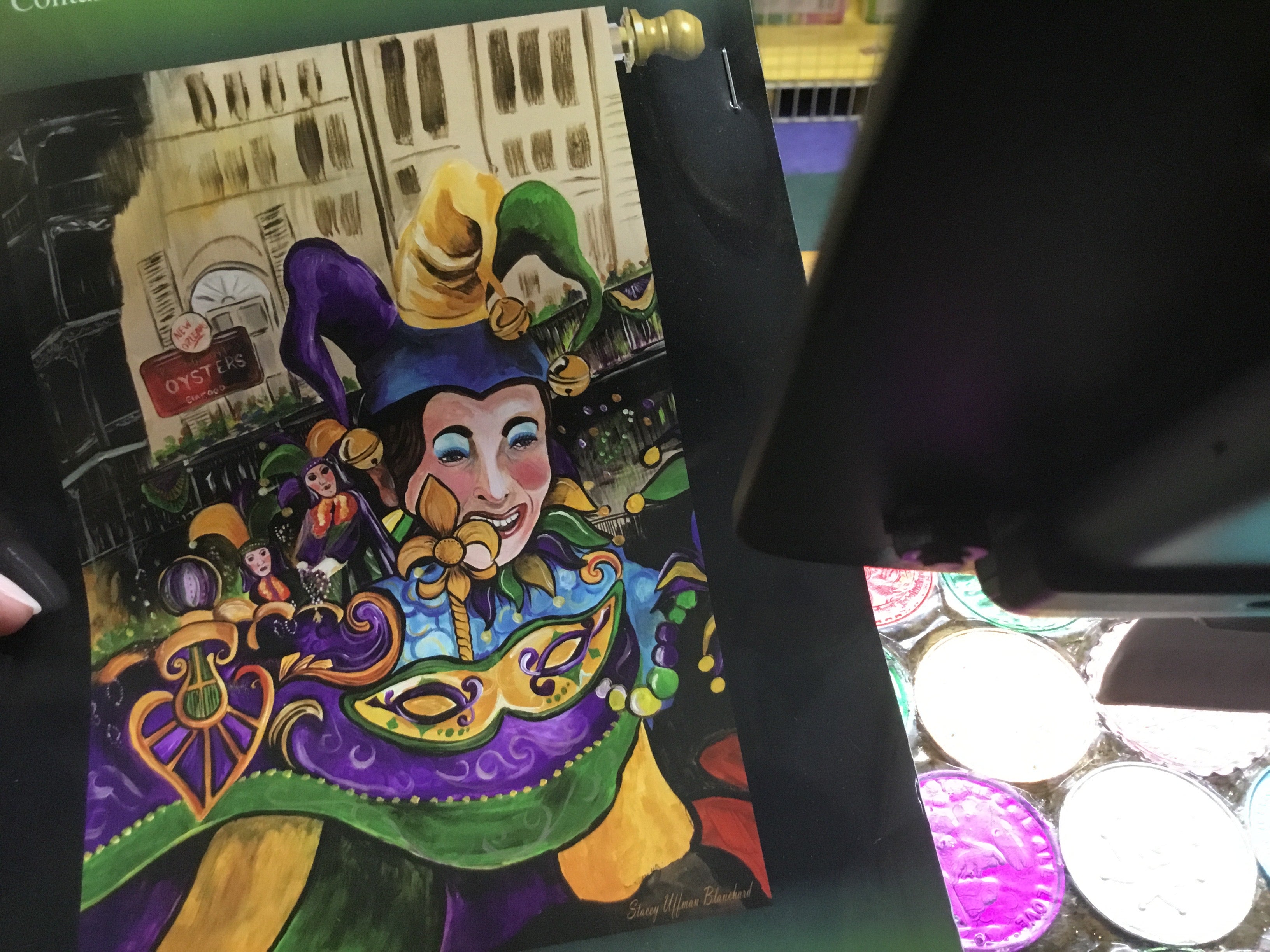 PARADE FLOAT LARGE FLAG – Cajun Mardi Gras